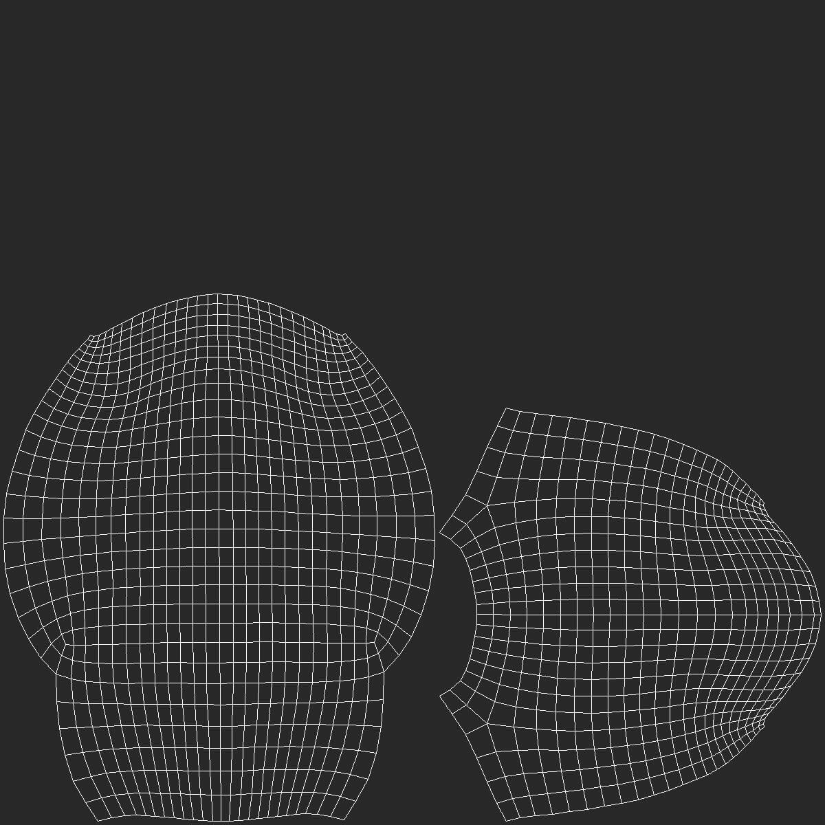 Natural Male Head 01 Base Mesh - 3D Model by Valerii-Kaliuzhnyi