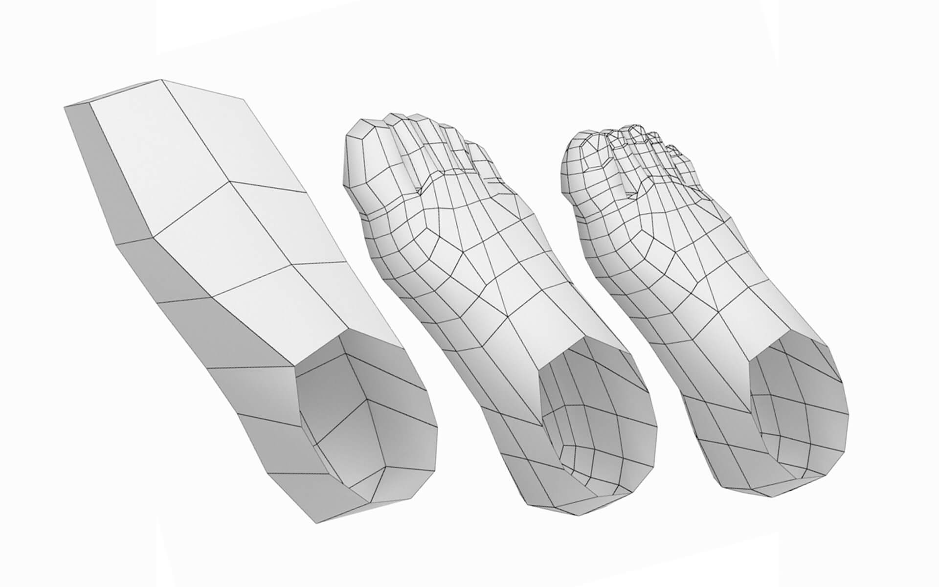 Natural Male In A Pose Base Mesh 3d Model By Valerii Kaliuzhnyi