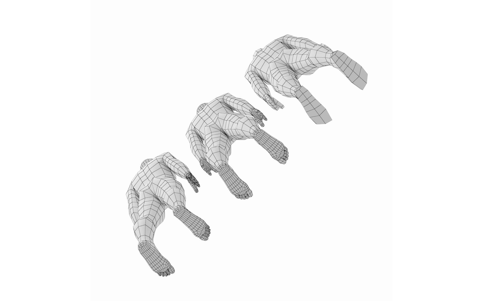 Natural Male In Rest Pose Base Mesh 3d Model By Valerii Kaliuzhnyi