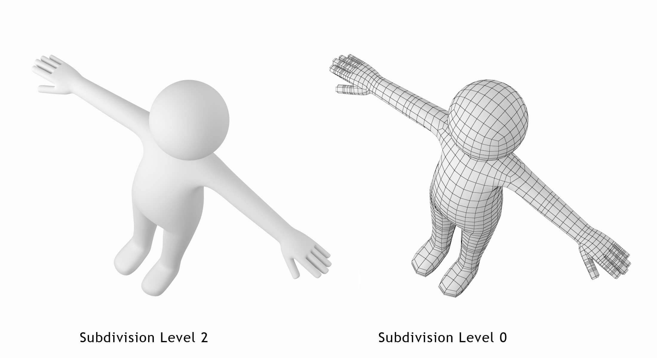 Stickman in T-Pose 3D Model by Valerii-Kaliuzhnyi