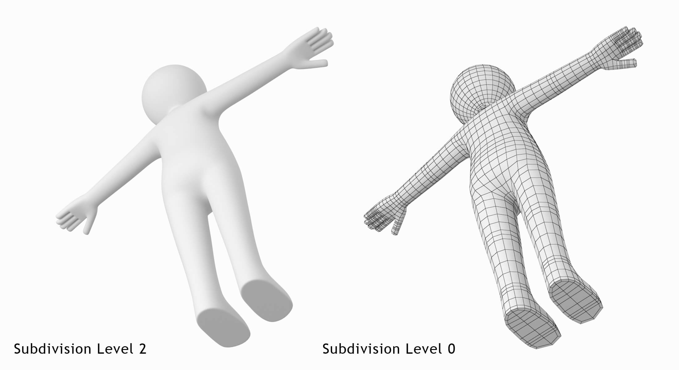 Stickman in T-Pose 3D Model by Valerii-Kaliuzhnyi