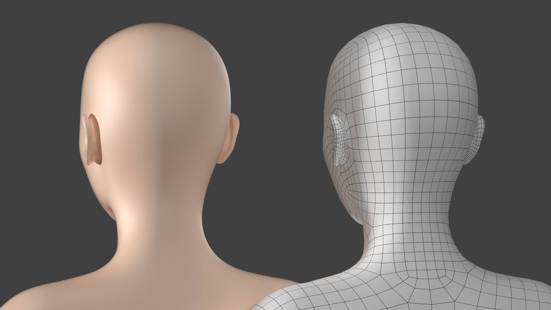 Stylized Female 01 A-Pose Base Mesh 3D Model by Valerii-Kaliuzhnyi