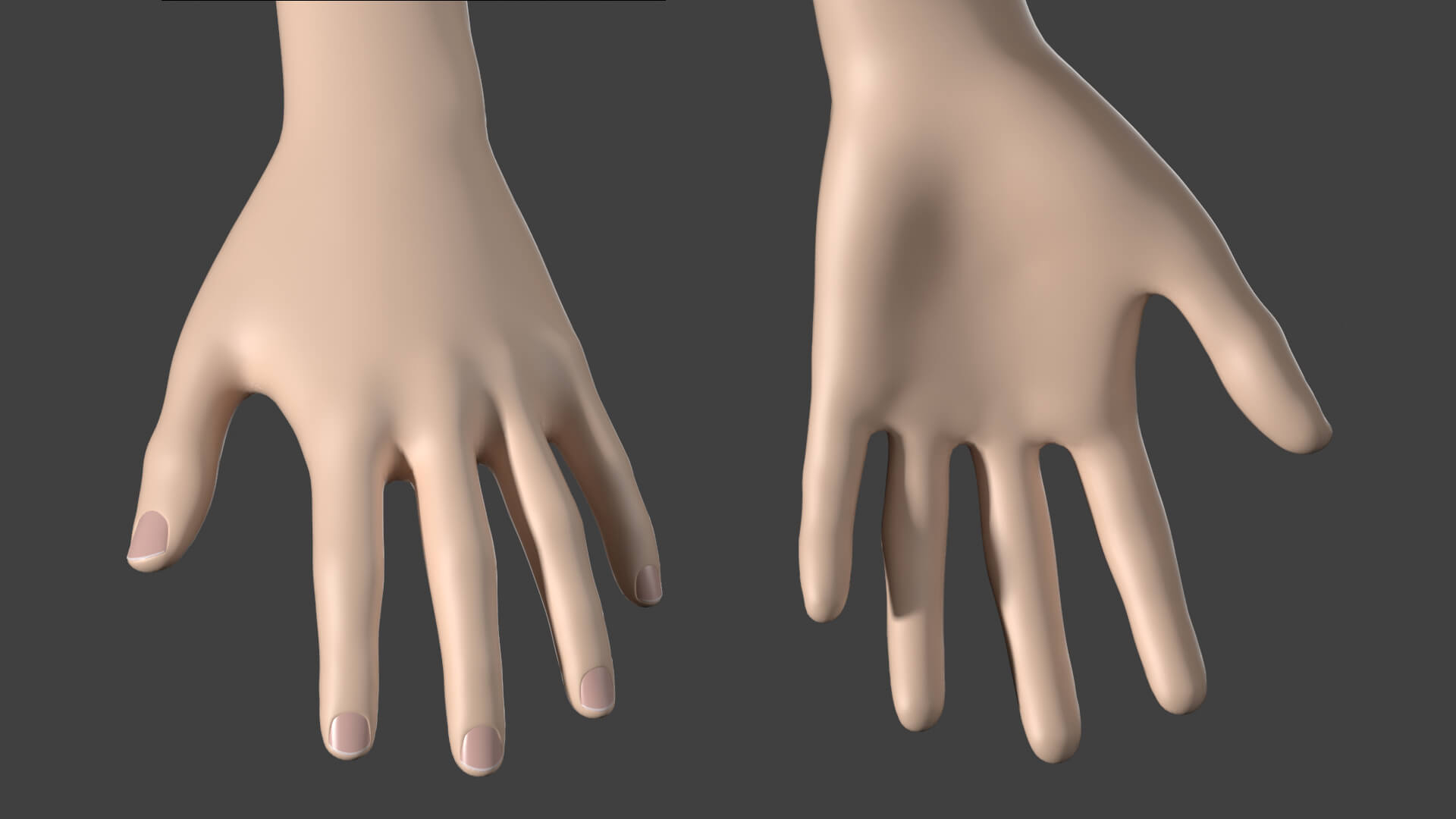 Stylized Female 01 A-Pose Base Mesh 3D Model by Valerii-Kaliuzhnyi