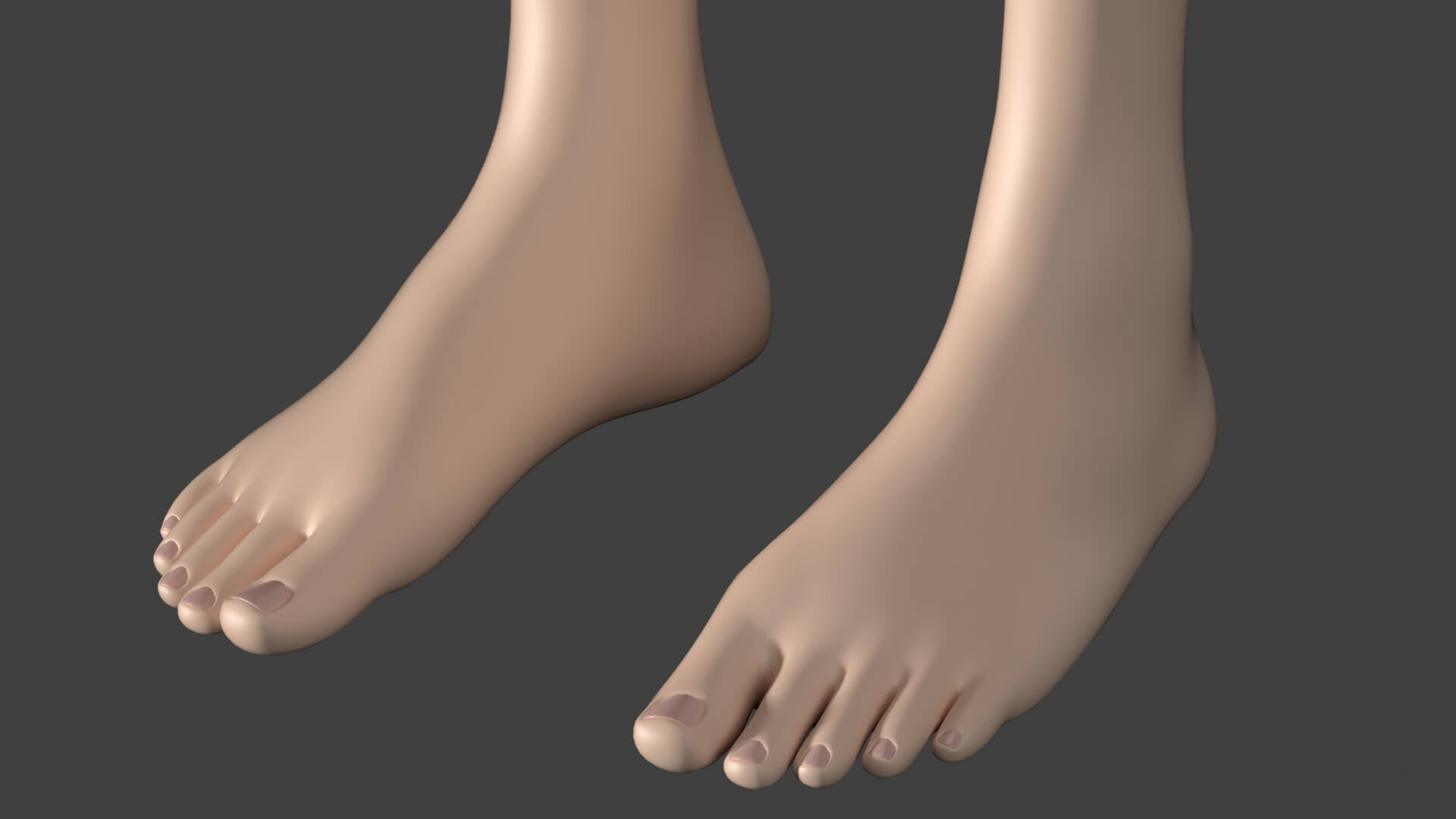 Stylized Female 01 A-Pose Base Mesh 3D Model by Valerii-Kaliuzhnyi