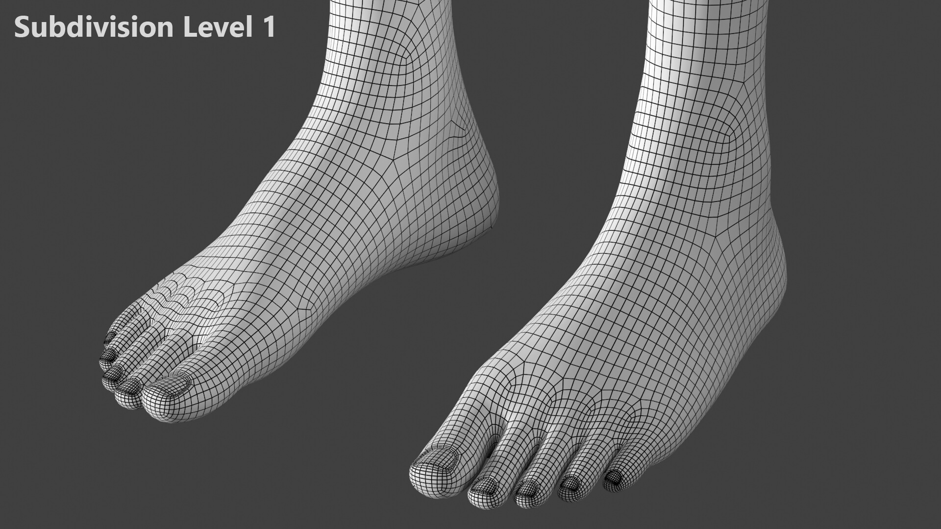 Stylized Female 01 A-Pose Base Mesh 3D Model by Valerii-Kaliuzhnyi