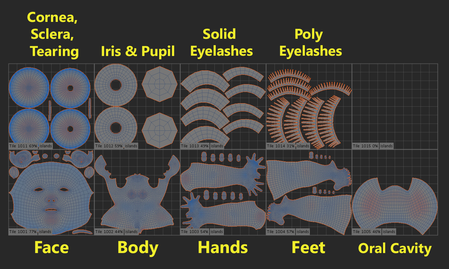 Stylized Female 01 A-Pose Base Mesh 3D Model by Valerii-Kaliuzhnyi