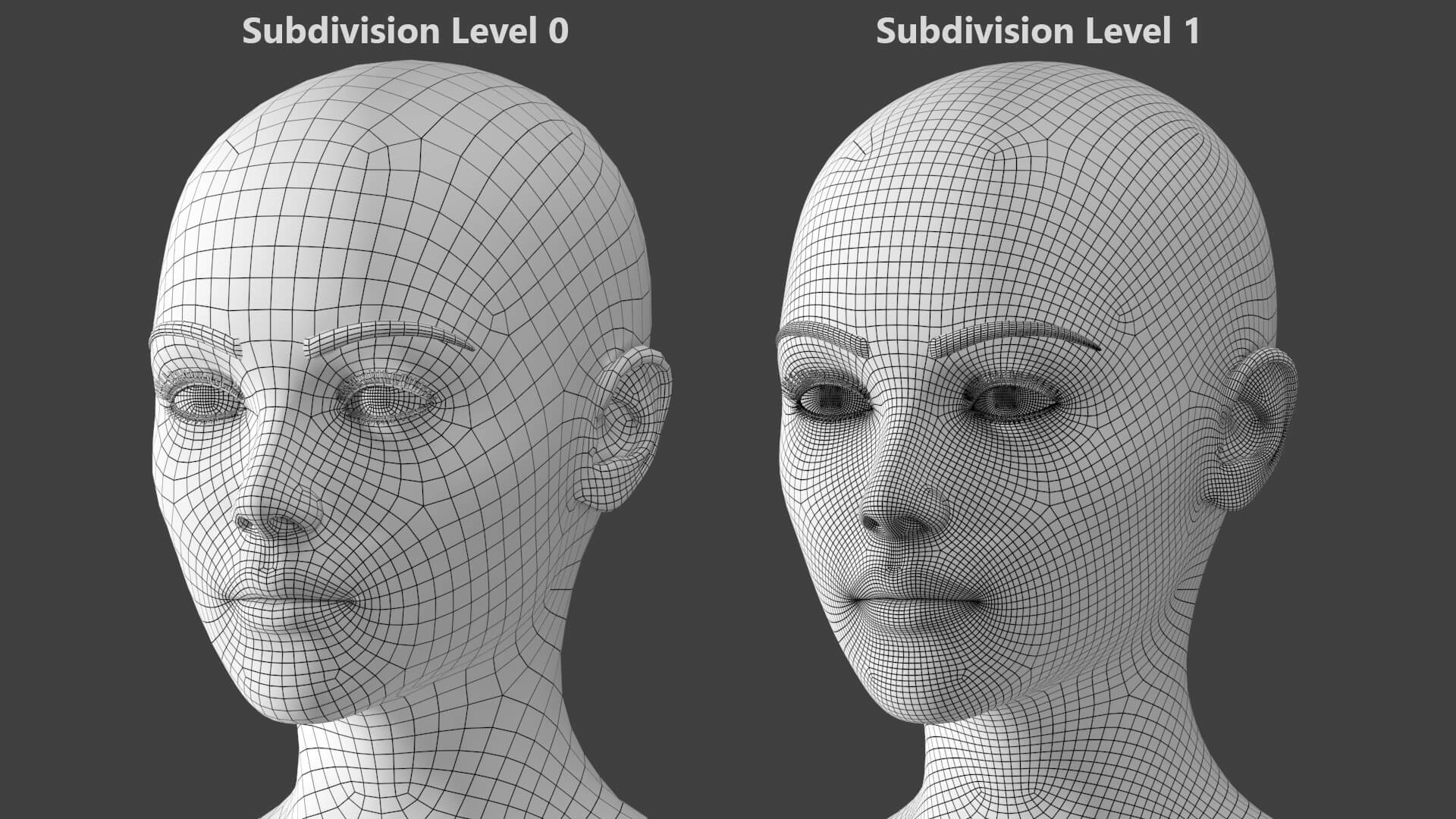 Stylized Female 01 T-Pose Base Mesh 3D Model by Valerii-Kaliuzhnyi