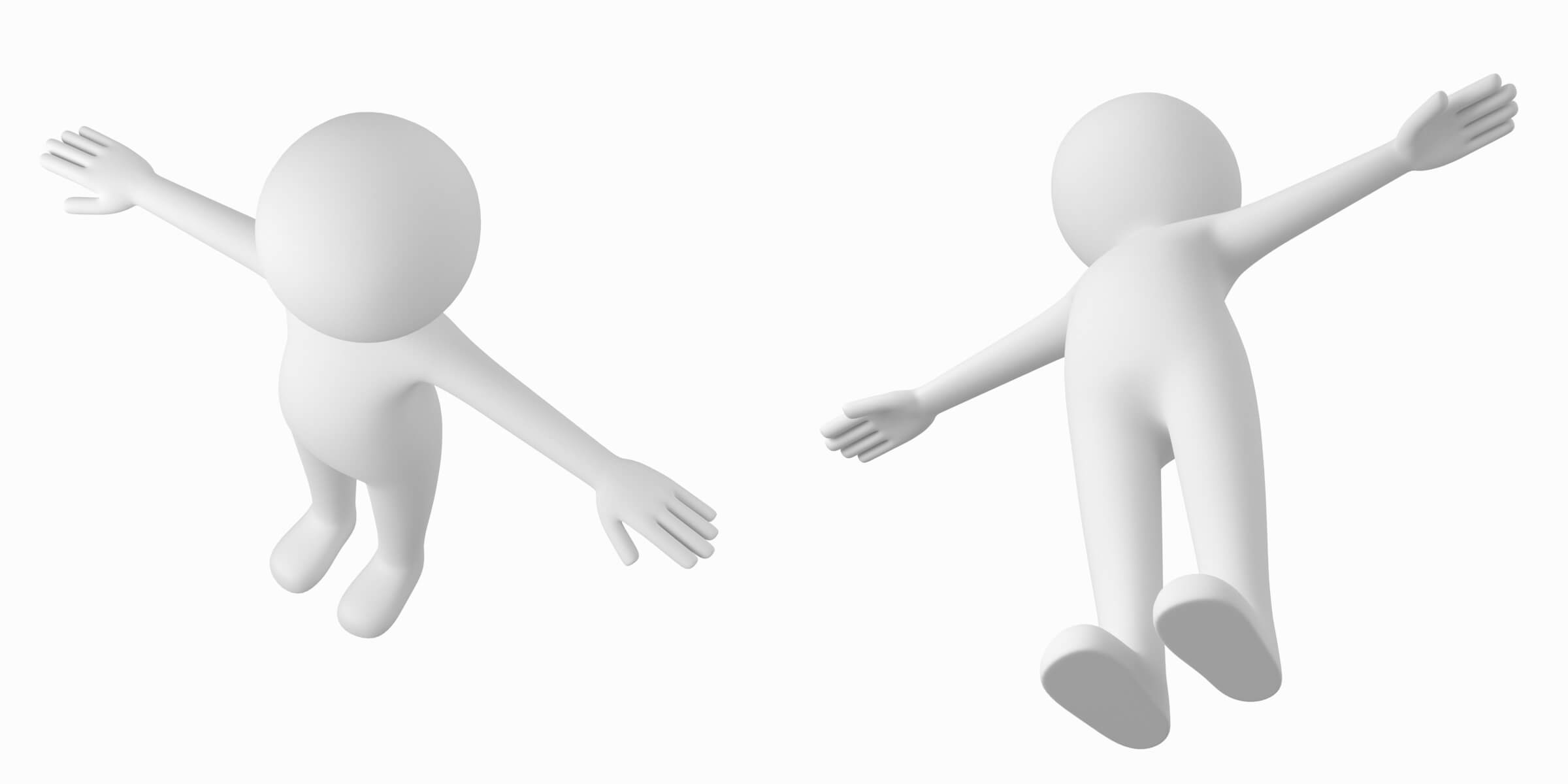 Stylized Stickman in T-Pose 3D Model by Valerii-Kaliuzhnyi