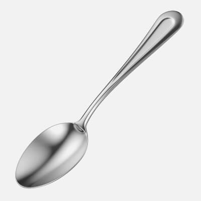 Table Dinner Spoon Classic Cutlery - 3D Model by Valerii-Kaliuzhnyi