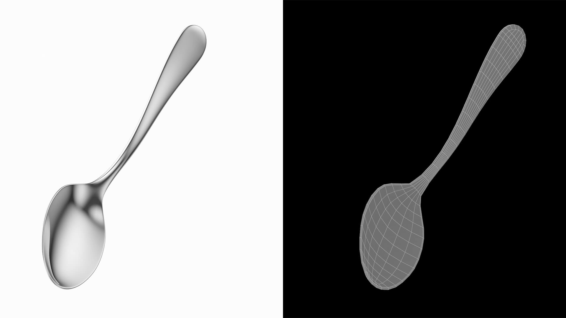 Teaspoon Generic Cutlery - 3D Model by Valerii-Kaliuzhnyi