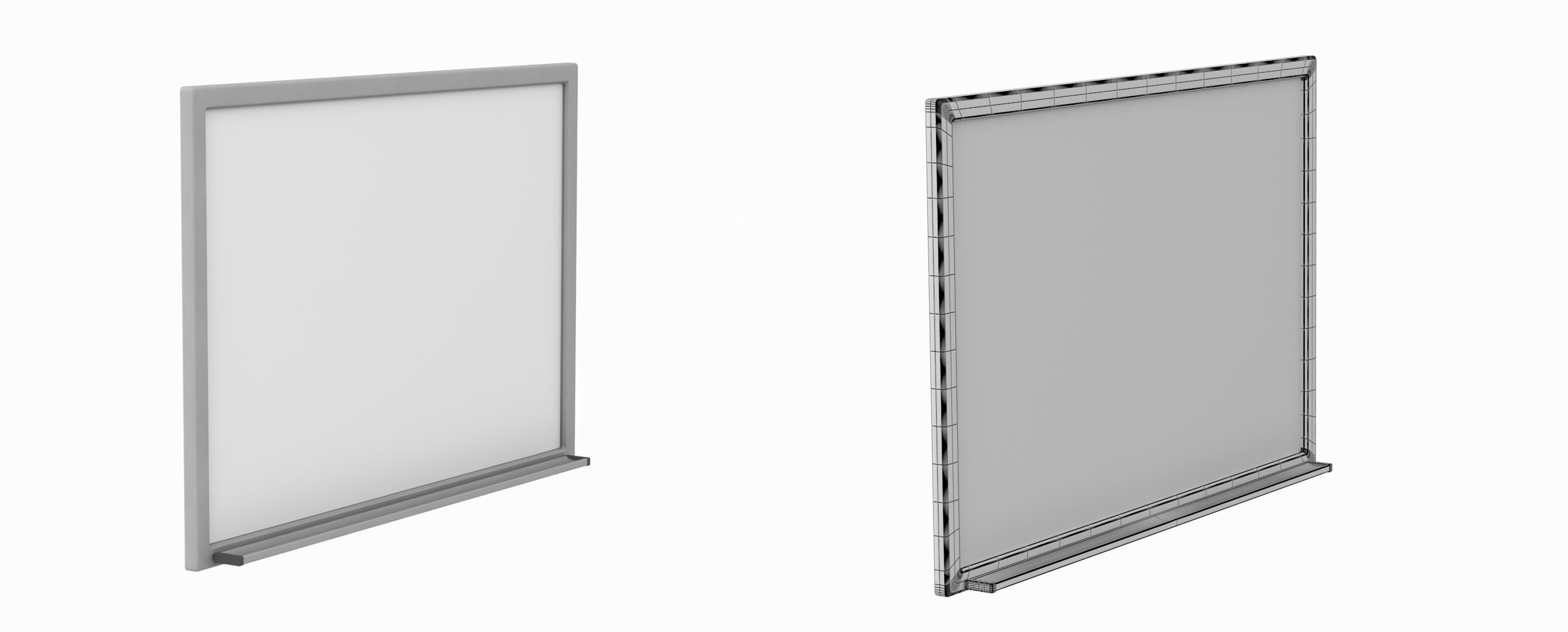 White Board PBR - 3D Model by Valerii-Kaliuzhnyi