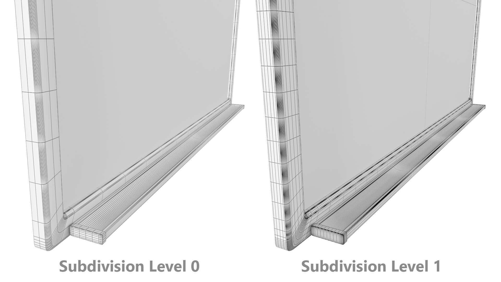 White Board PBR - 3D Model by Valerii-Kaliuzhnyi