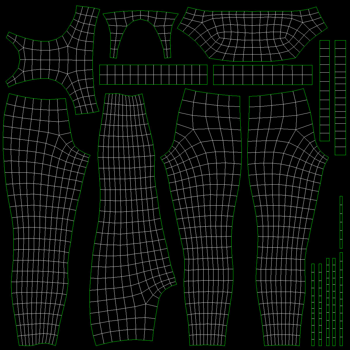 Woman Sportswear 06 Base Mesh Design Kit - 3D Model by Valerii-Kaliuzhnyi