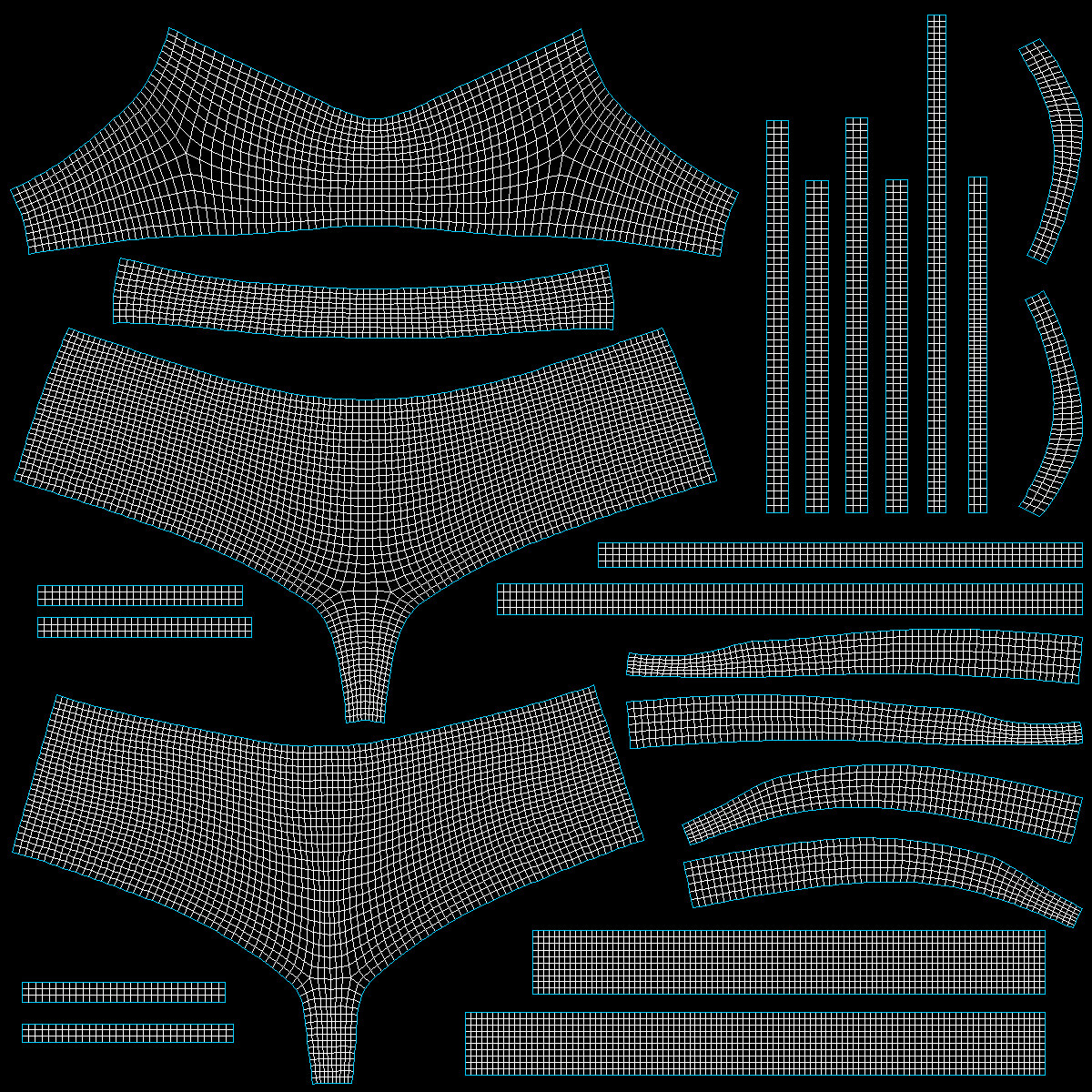 Woman Sportswear 08 Base Mesh Design Kit - 3D Model by Valerii-Kaliuzhnyi