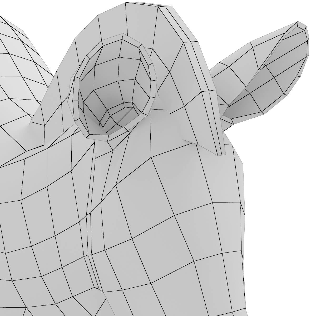 Zebra Animal Base Mesh - 3D Model by Valerii-Kaliuzhnyi