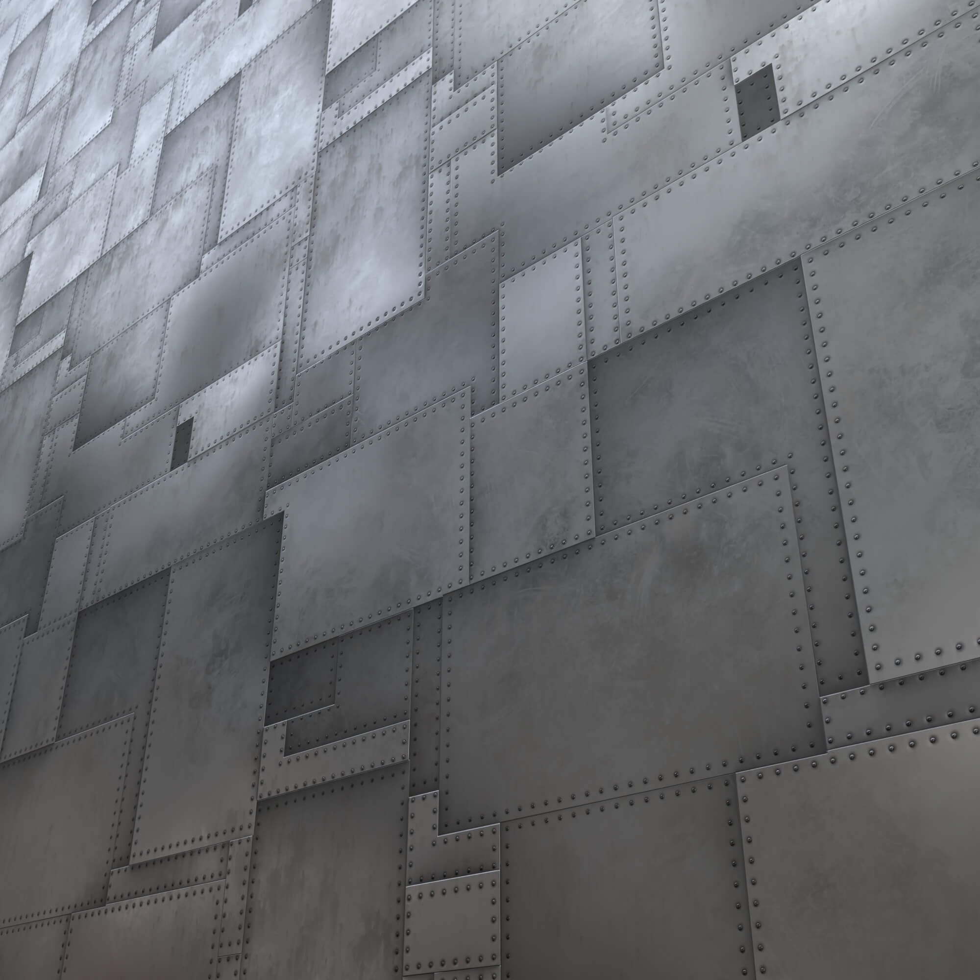 Metal Cladding - 3D Material or Shader by Valetovskaia