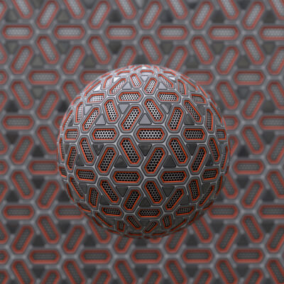 PBR Texture Sci-Fi Panel 111 by Valetovskaia