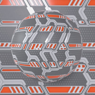 PBR Texture Sci-Fi Panel 65 by Valetovskaia