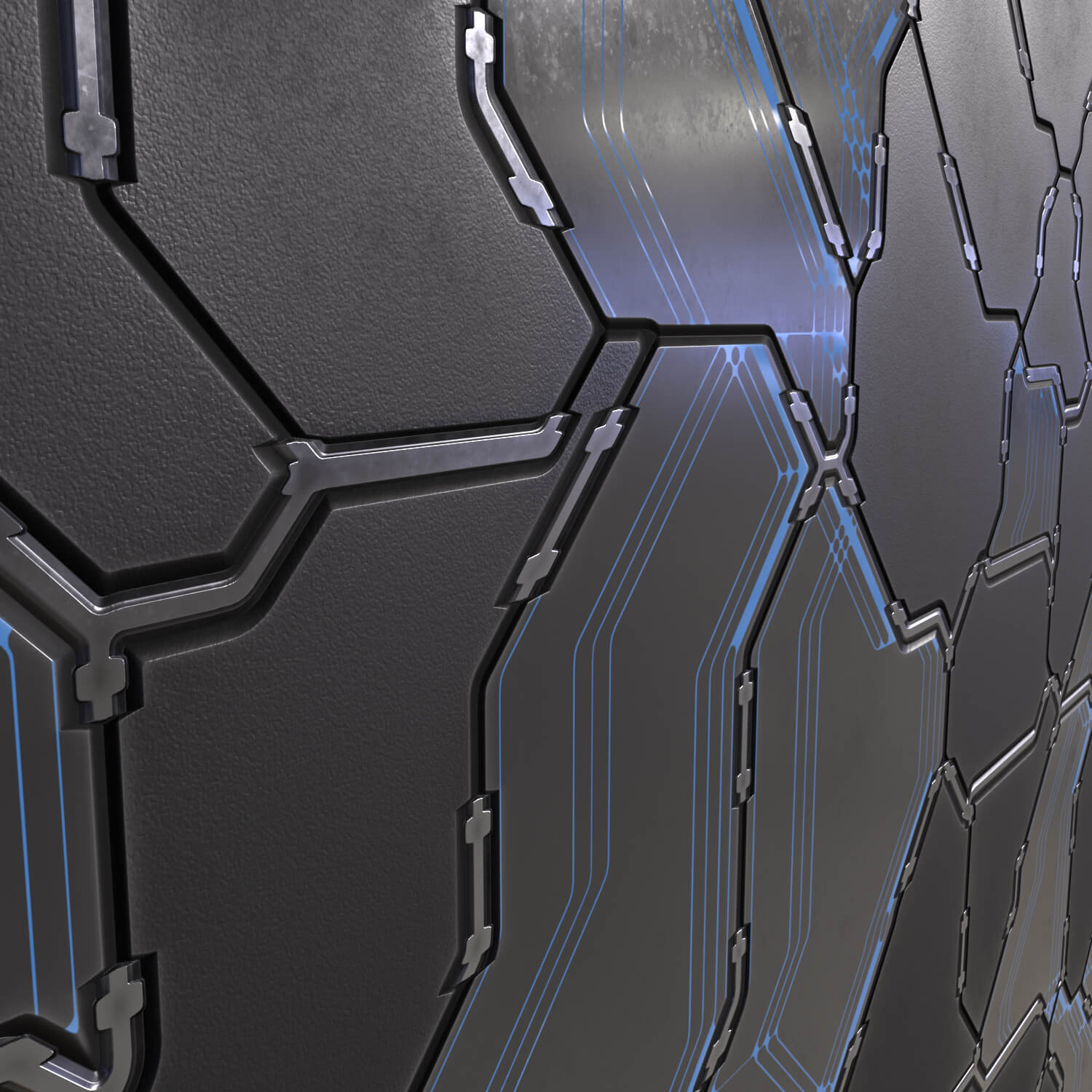 PBR Texture Sci-Fi Panel 66 by Valetovskaia