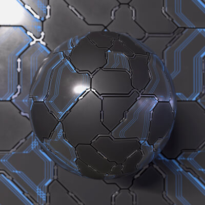 PBR Texture Sci-Fi Panel 66 by Valetovskaia