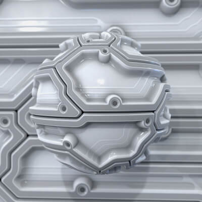 PBR Texture Sci-Fi Panel 67 by Valetovskaia