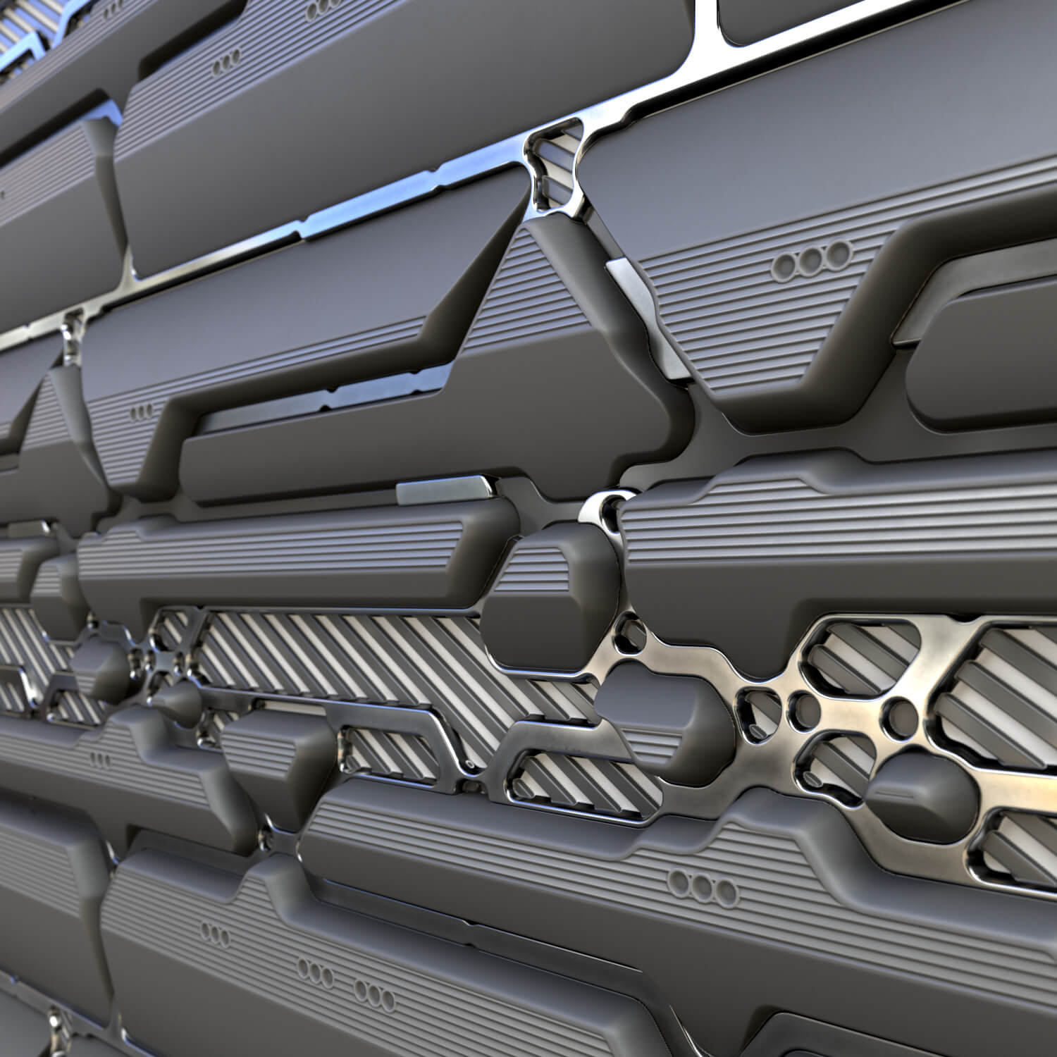 PBR Texture Sci-Fi Panel 70 by Valetovskaia