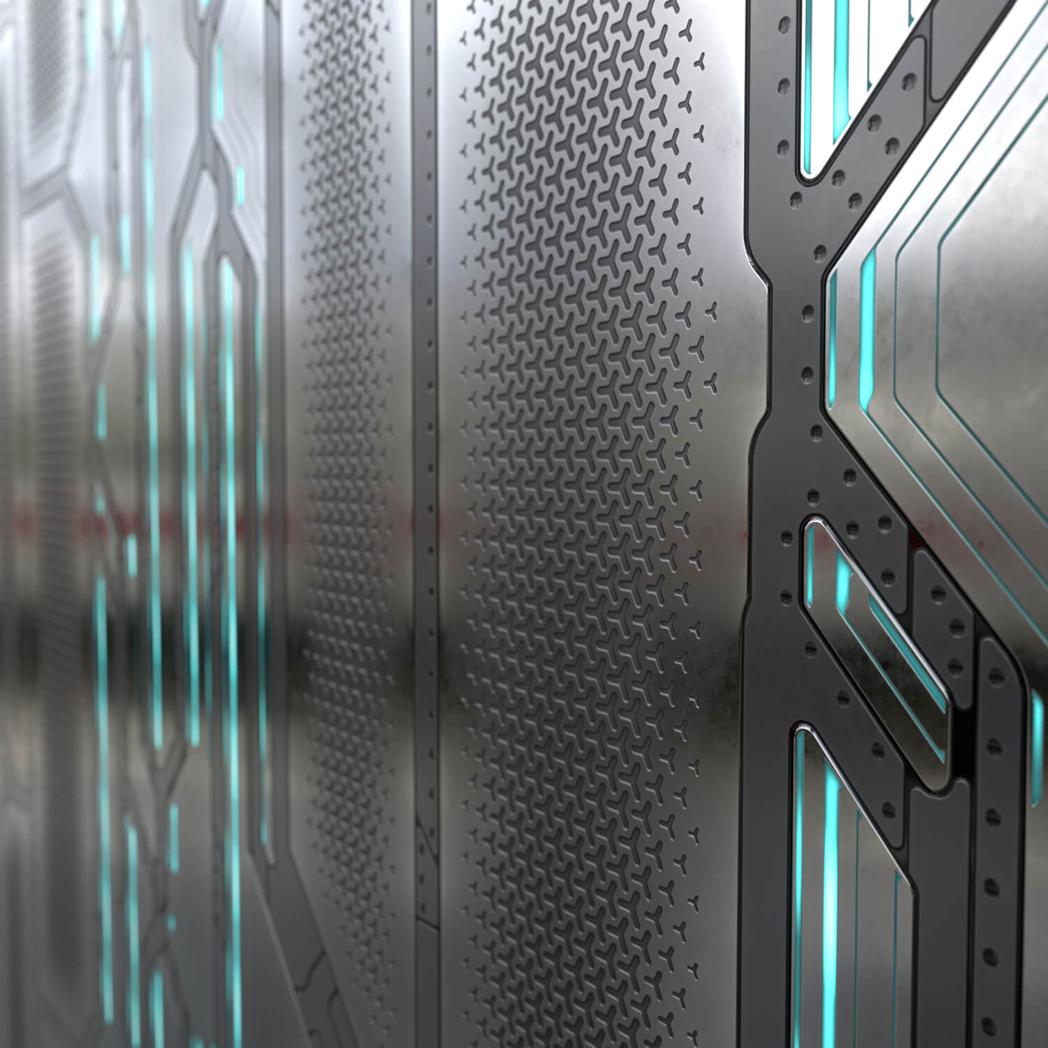 PBR Texture Sci-Fi Panel 71 by Valetovskaia