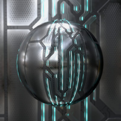 PBR Texture Sci-Fi Panel 71 by Valetovskaia