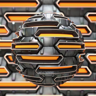 PBR Texture Sci-Fi Panel 72 by Valetovskaia