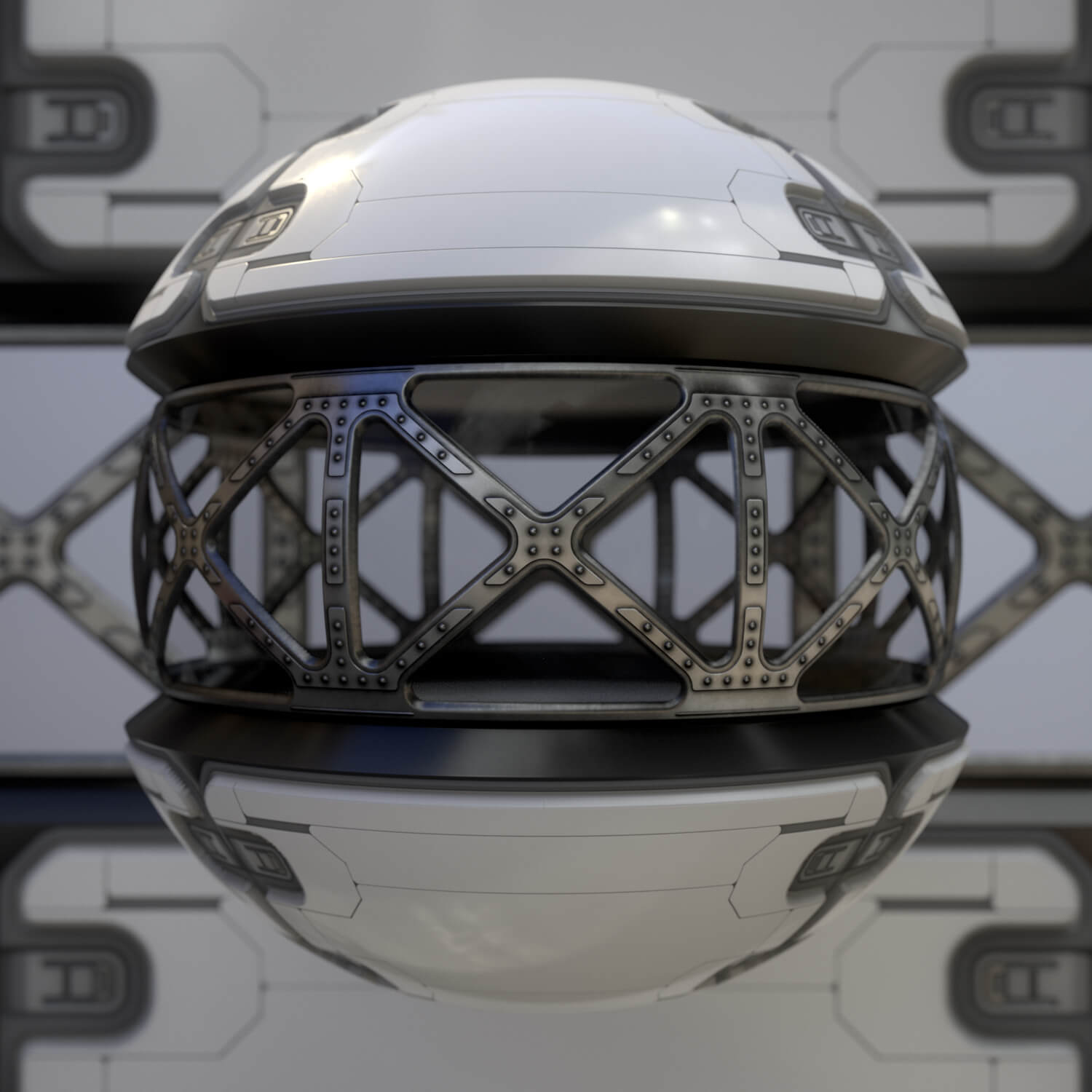 PBR Texture Sci-Fi Panel 74 by Valetovskaia