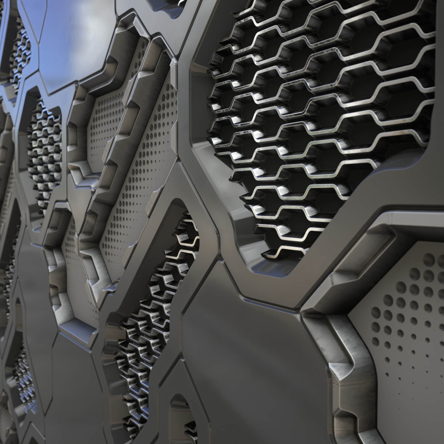 PBR Texture Sci-Fi Panel 75 by Valetovskaia