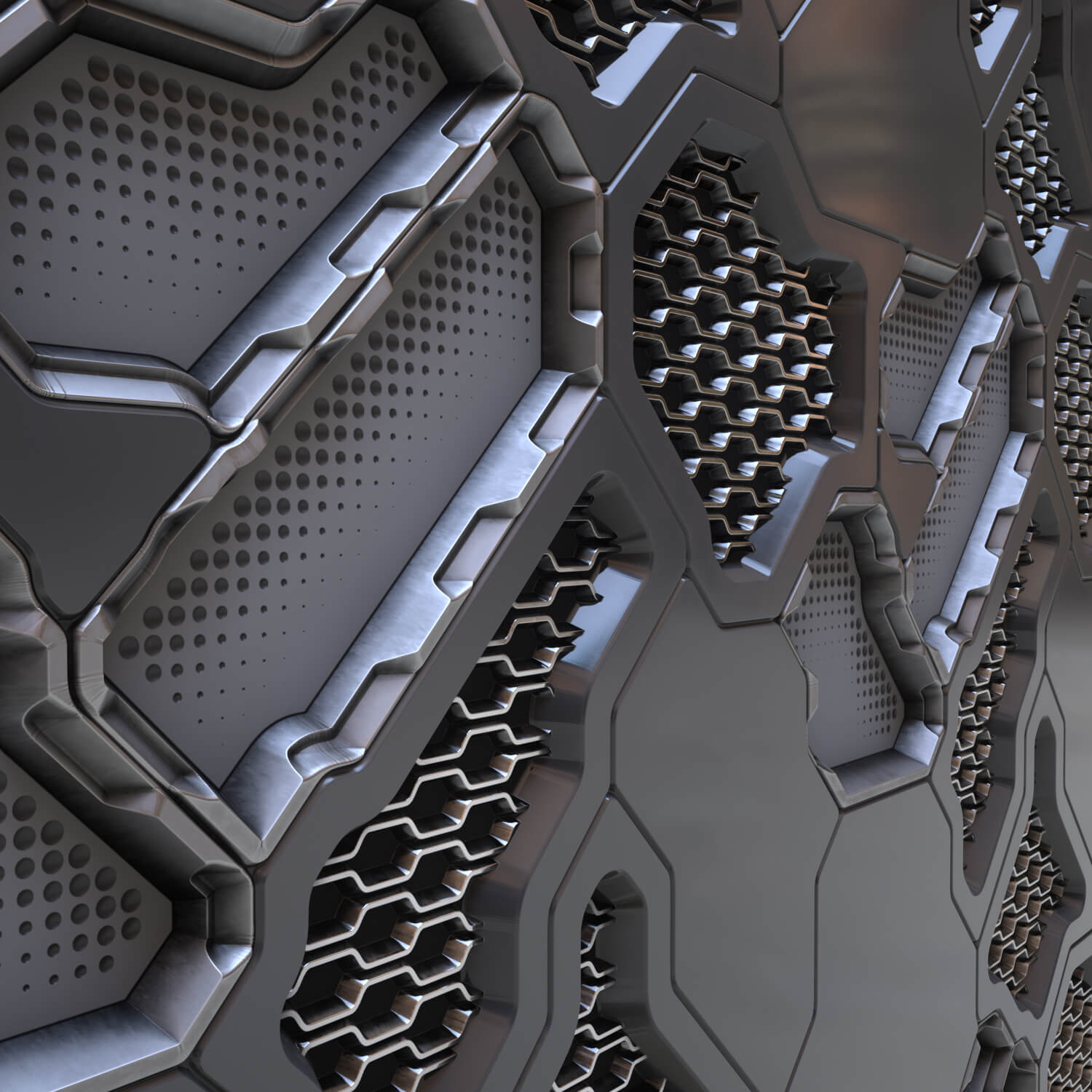 PBR Texture Sci-Fi Panel 75 by Valetovskaia