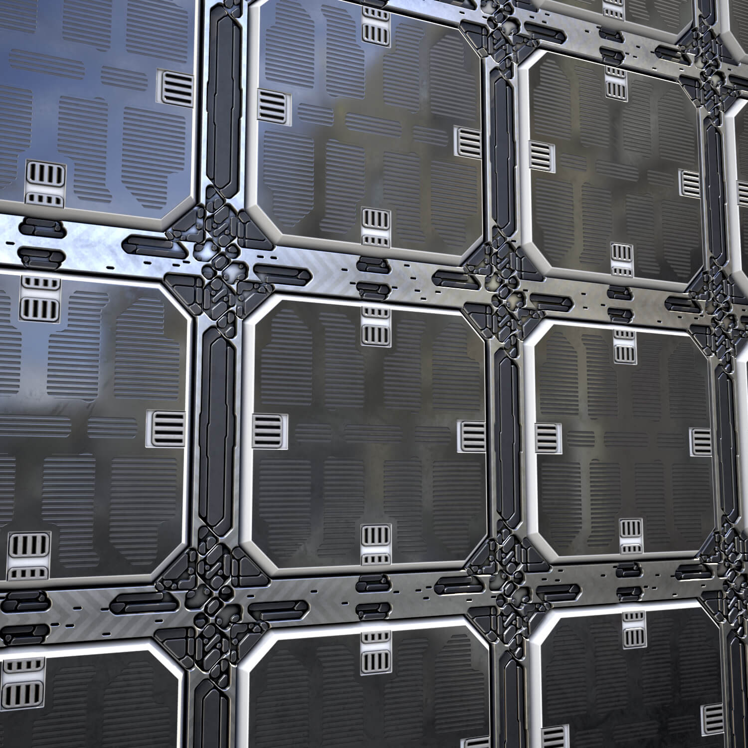 PBR Texture Sci-Fi Panel 80 by Valetovskaia