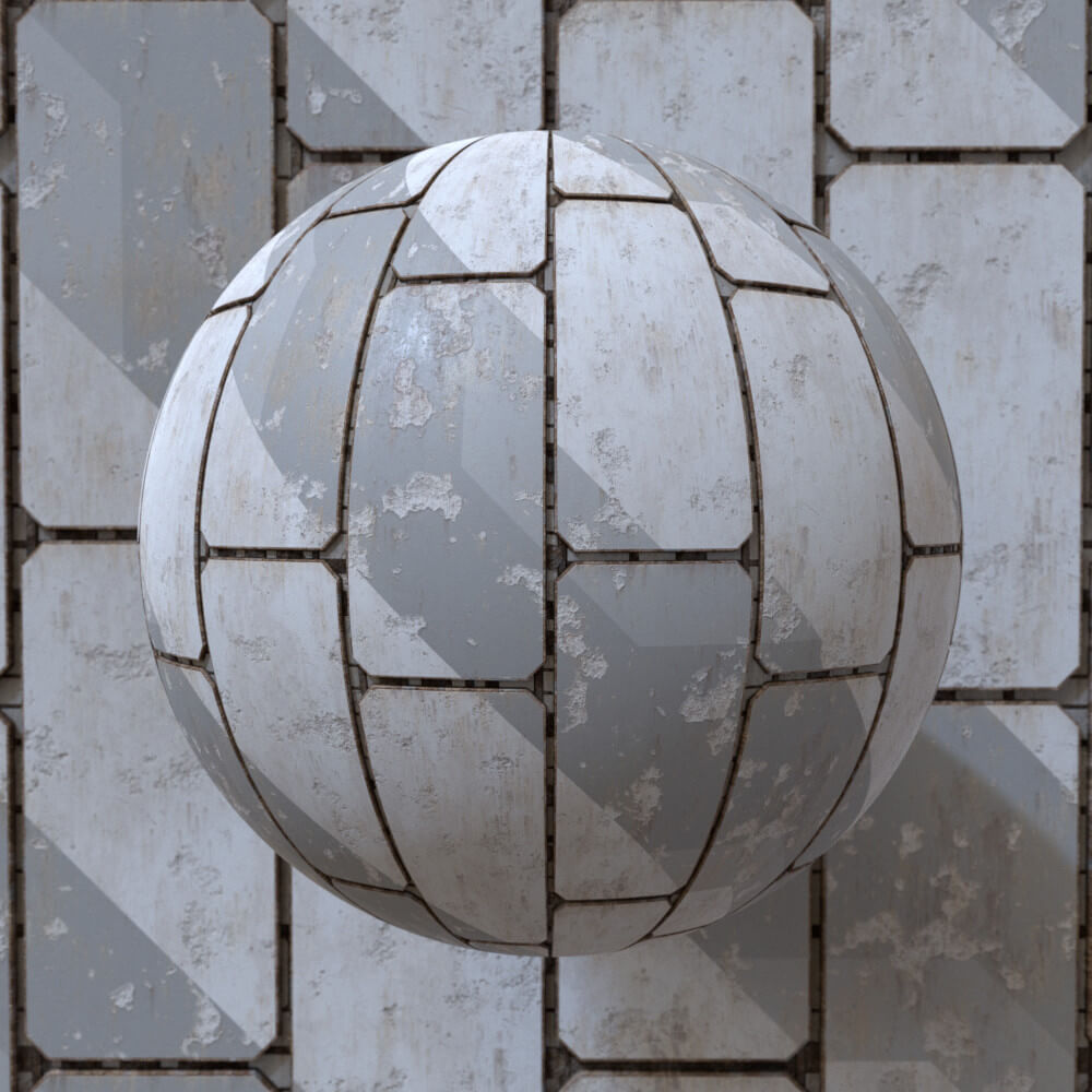 Sci-Fi Building Panel 43 PBR Texture by Valetovskaia