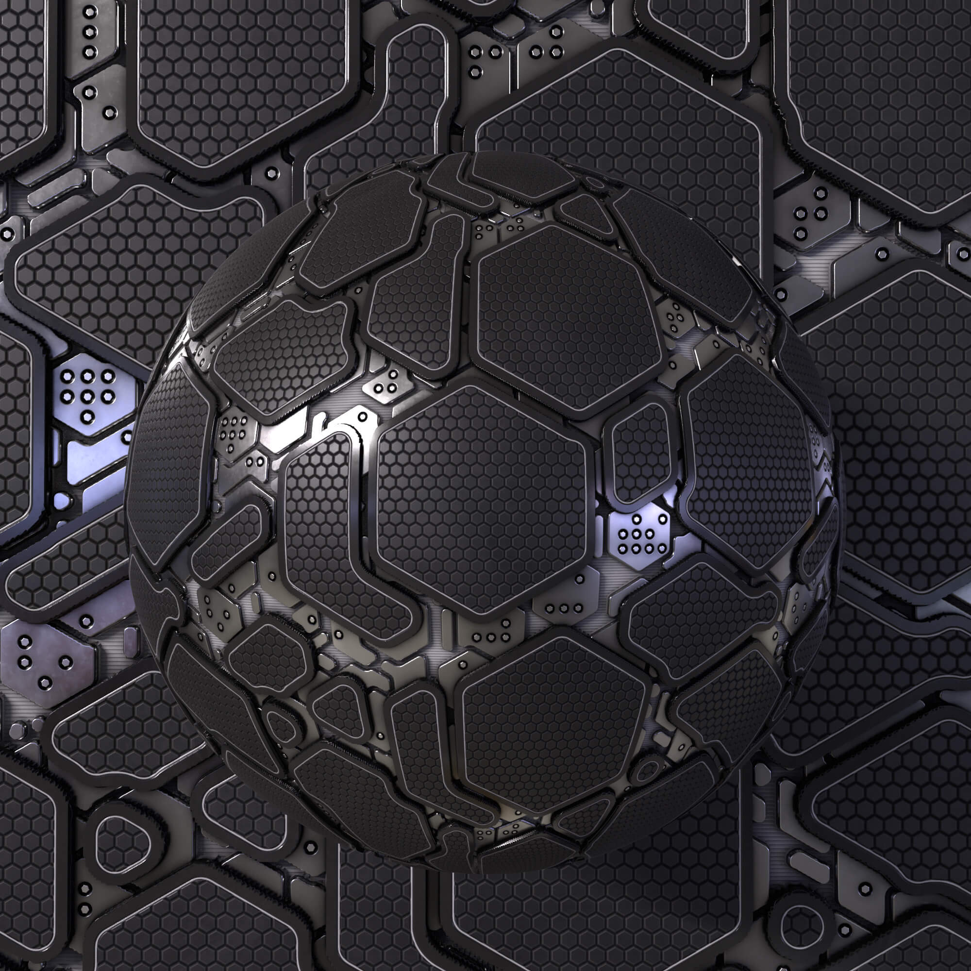 Sci-Fi Panel 16 3D Material or Shader by Valetovskaia