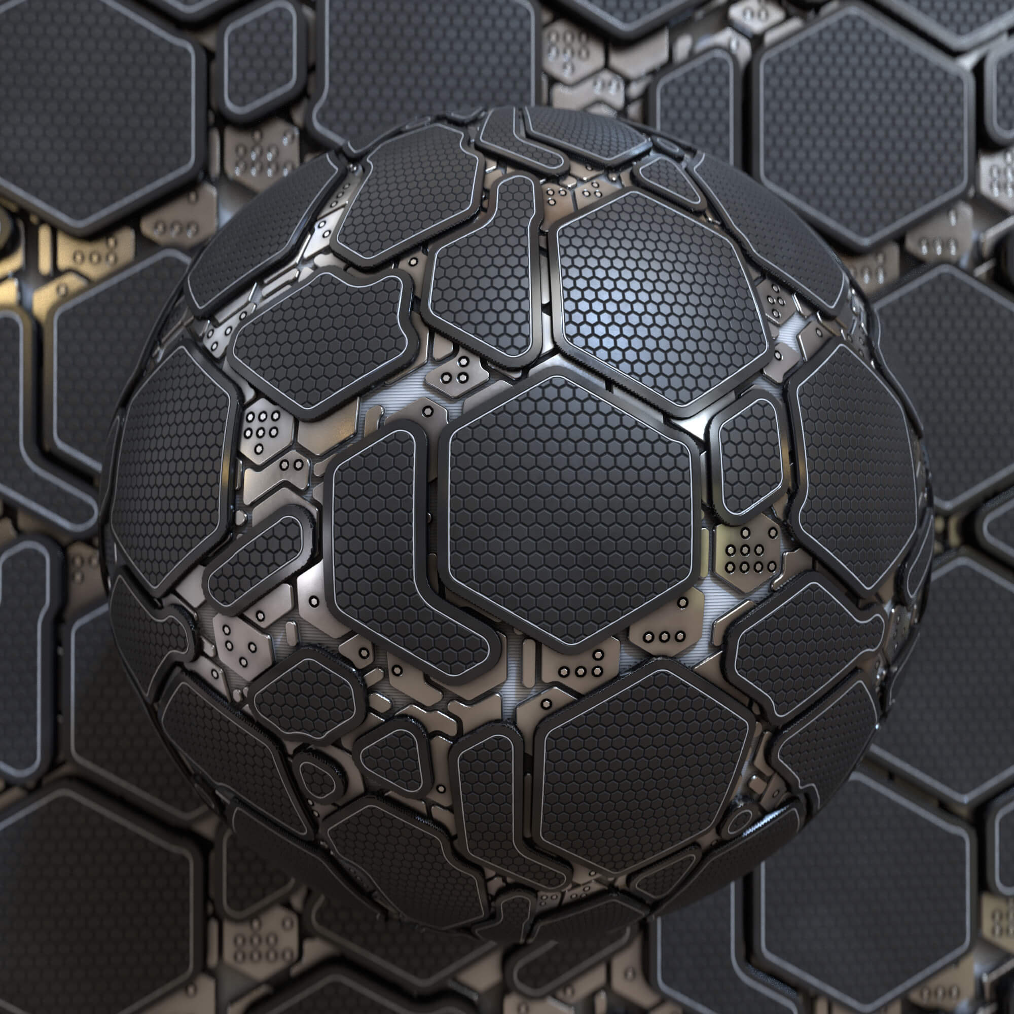 Sci-Fi Panel 16 3D Material or Shader by Valetovskaia