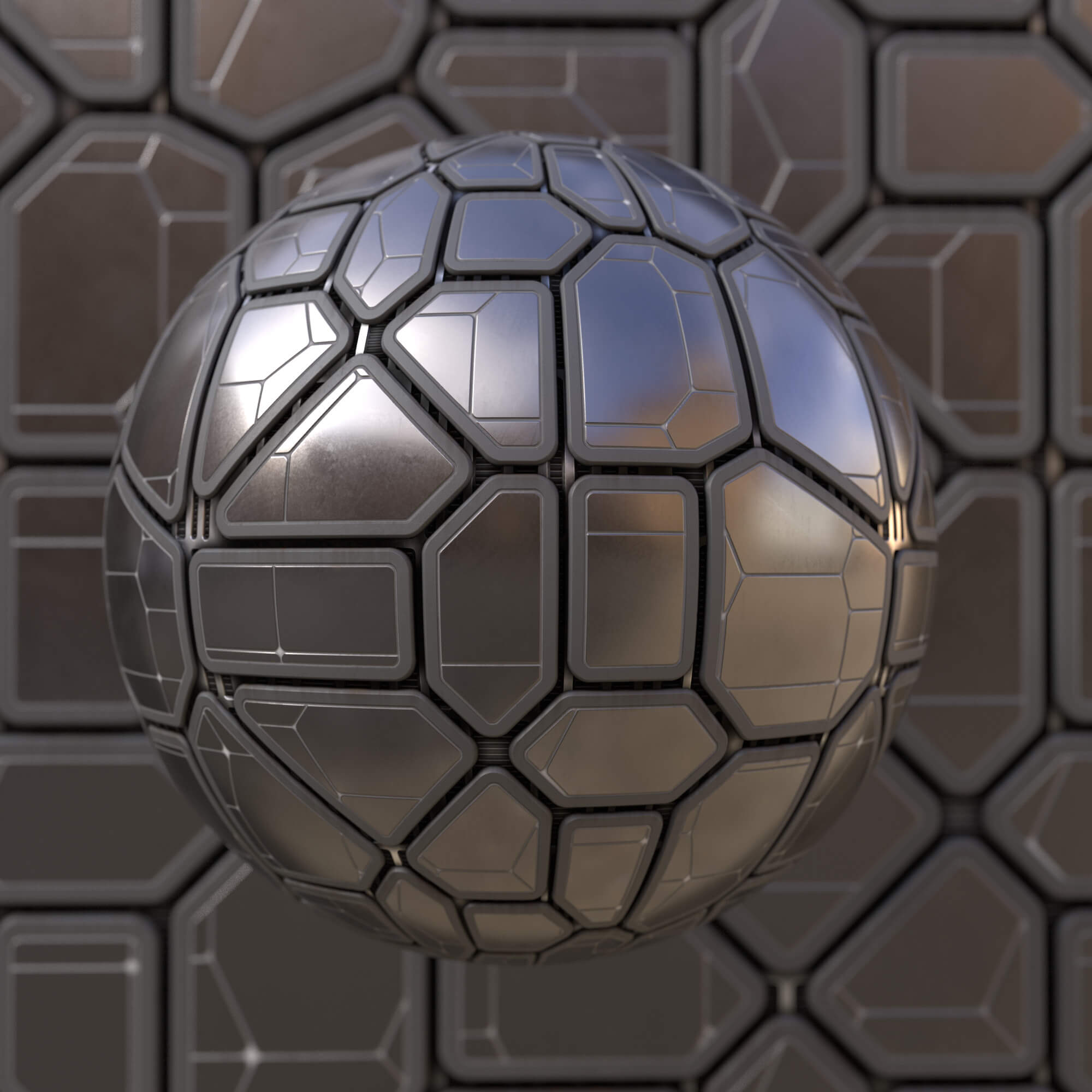 Sci-Fi Panel 23 PBR Texture by Valetovskaia