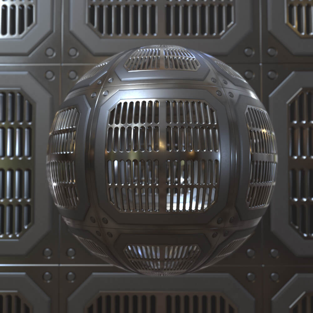 Sci-Fi Panel 31 3D Texture by Valetovskaia