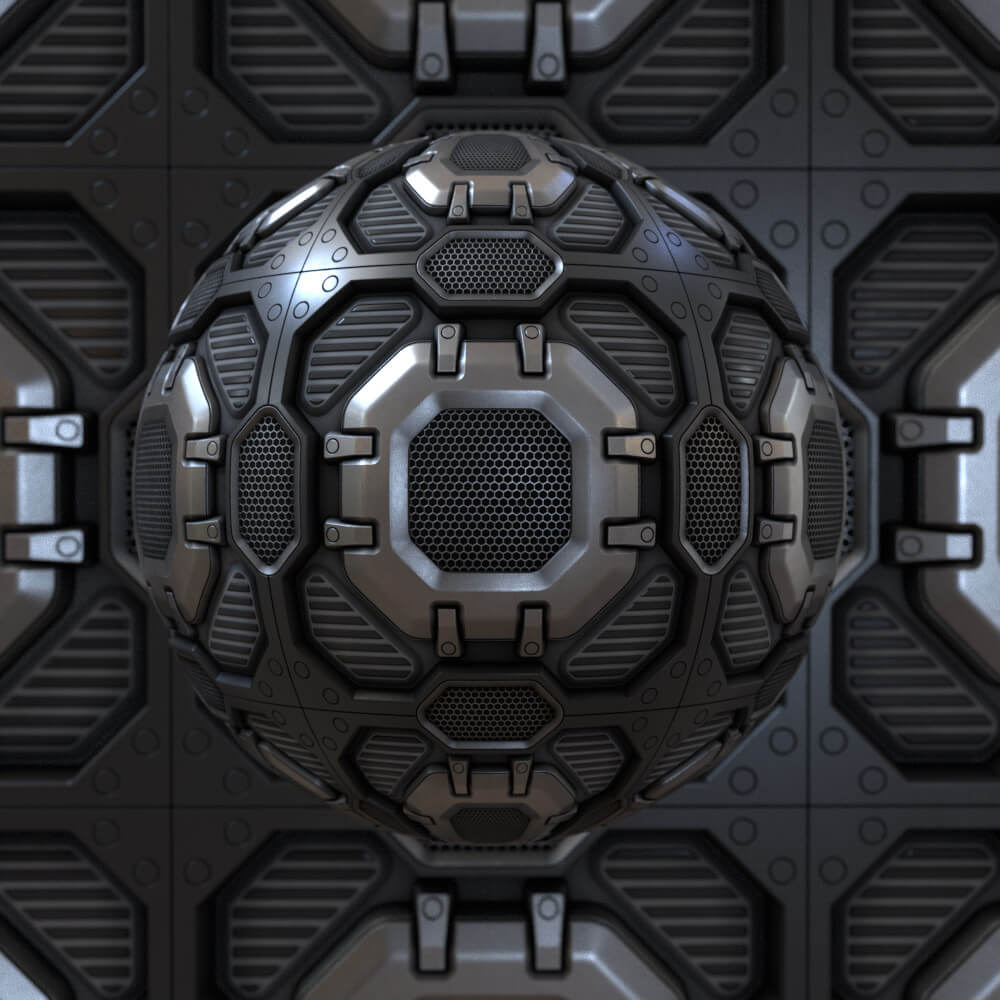 Sci-Fi Panel 34 PBR Texture by Valetovskaia