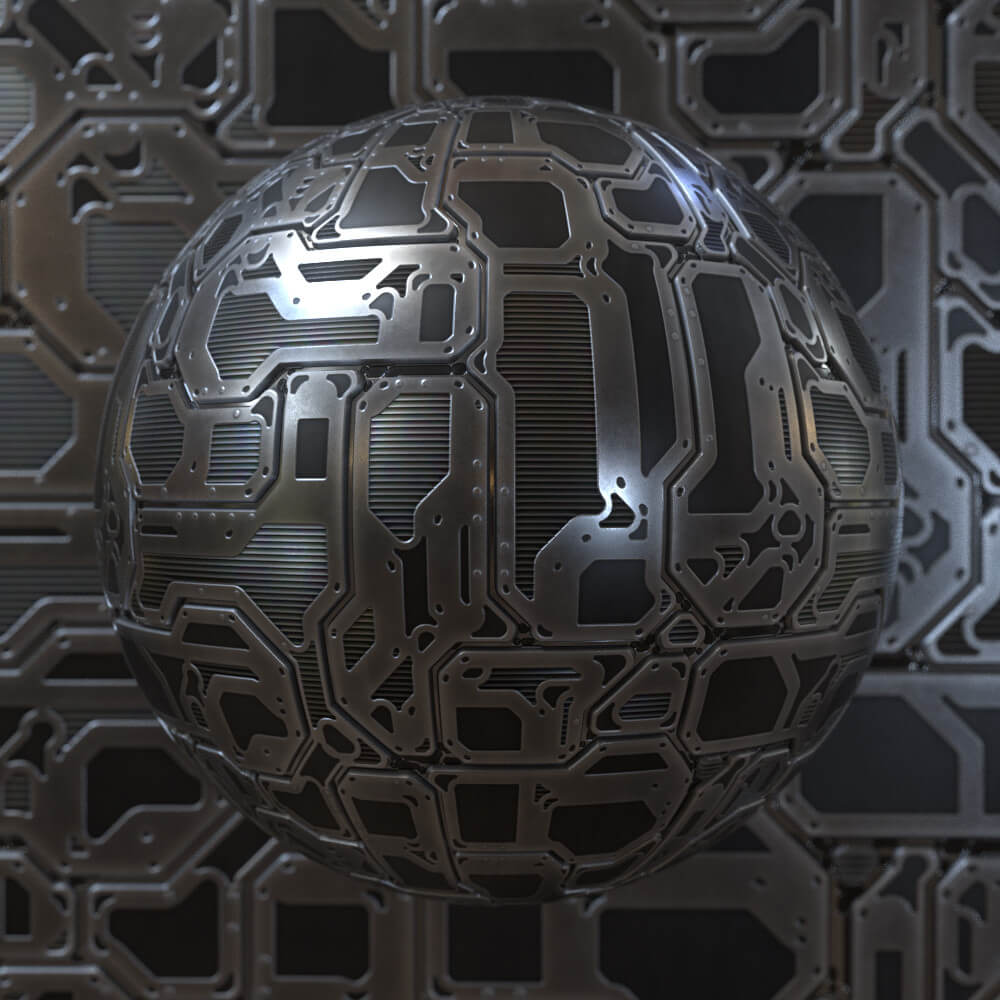 Sci-Fi Panel 39 PBR Texture by Valetovskaia