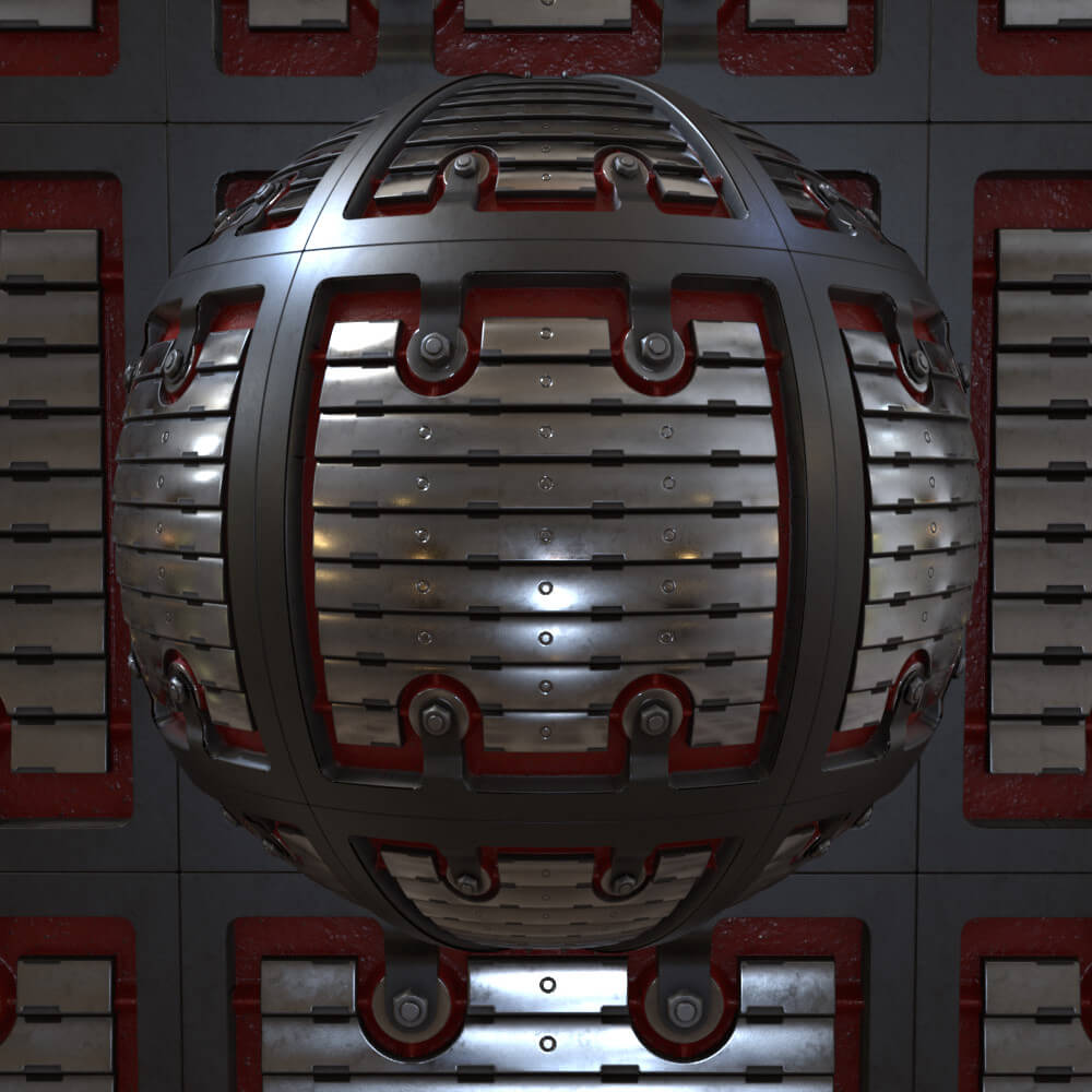 Sci-Fi Panel 44 PBR Texture by Valetovskaia