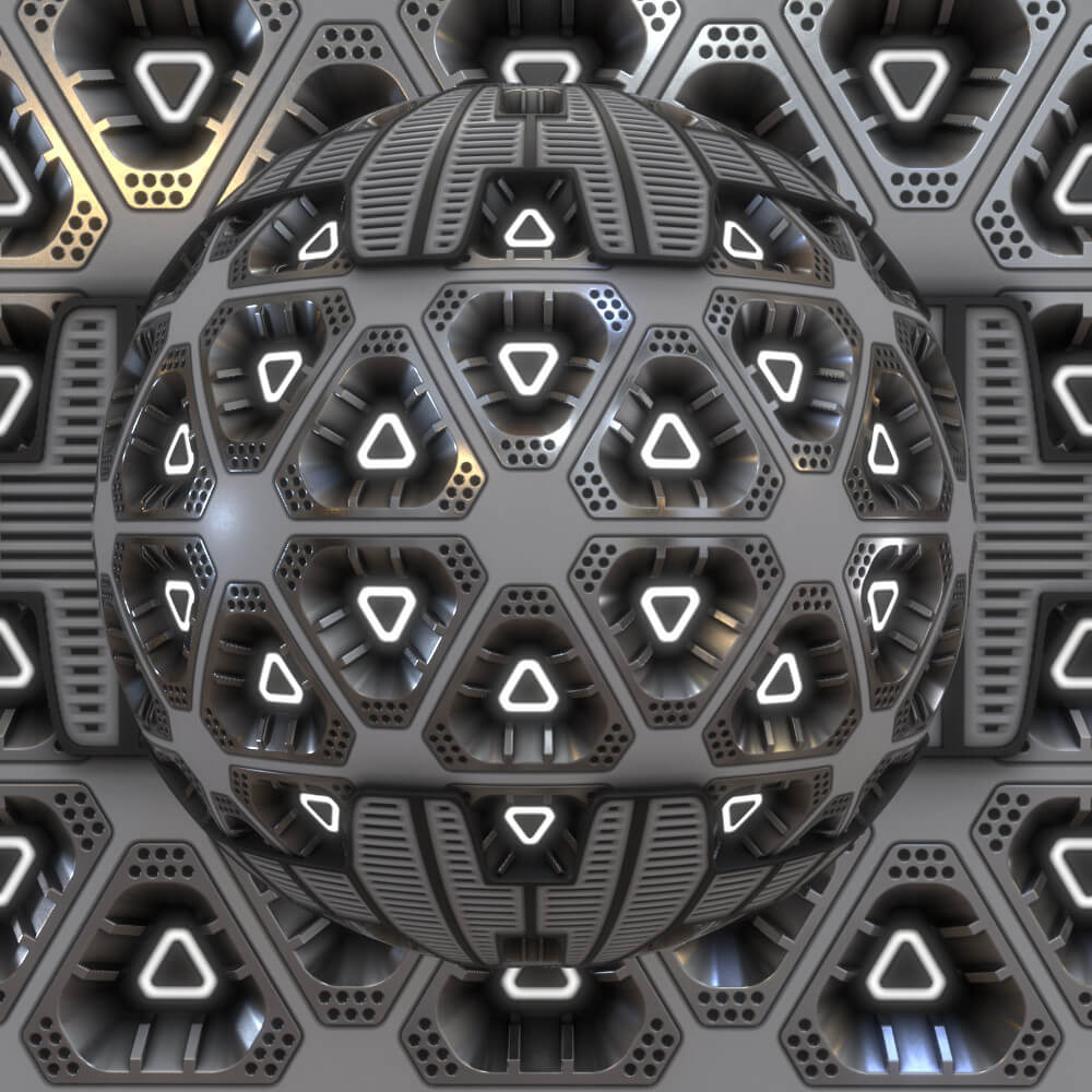 Sci-Fi Panel 45 PBR Texture by Valetovskaia