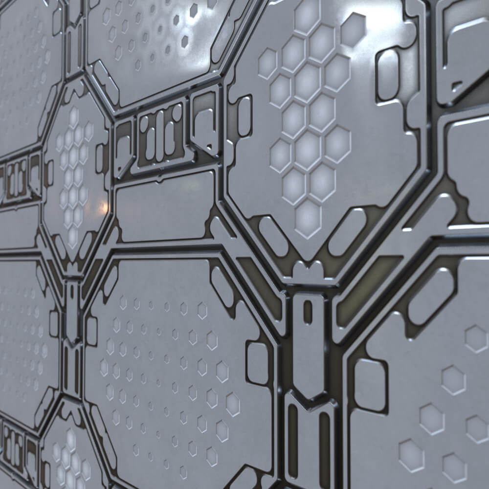 Sci-Fi Panel 48 PBR Texture by Valetovskaia