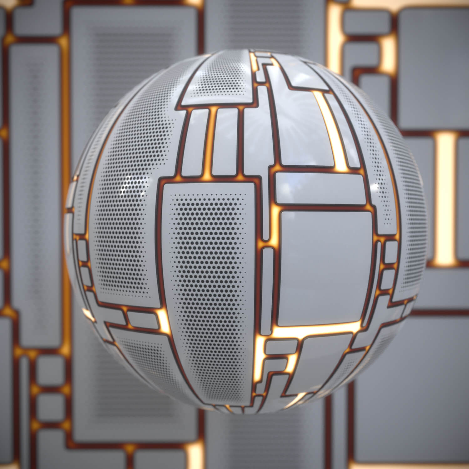 Sci-Fi Panel 58 3D Texture by Valetovskaia