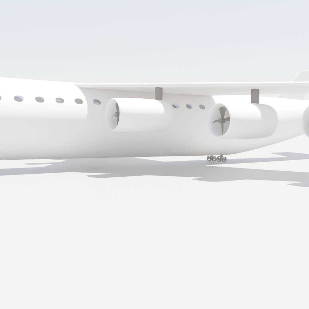 Big Airplane for Airline Compains - 3D Model by vanpider