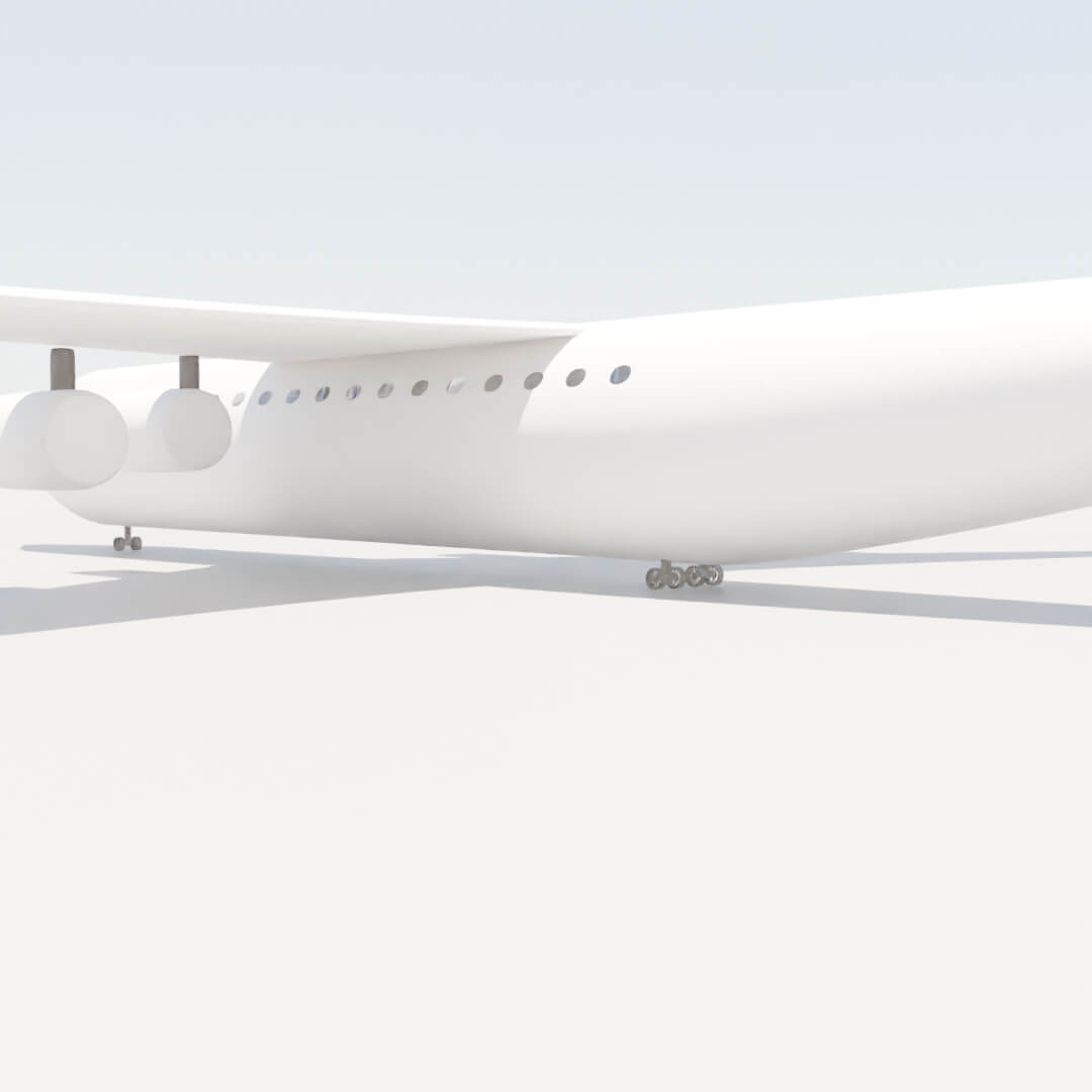 Big Airplane for Airline Compains - 3D Model by vanpider