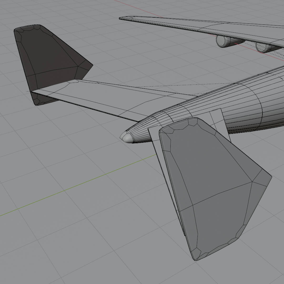 Big Airplane for Airline Compains - 3D Model by vanpider