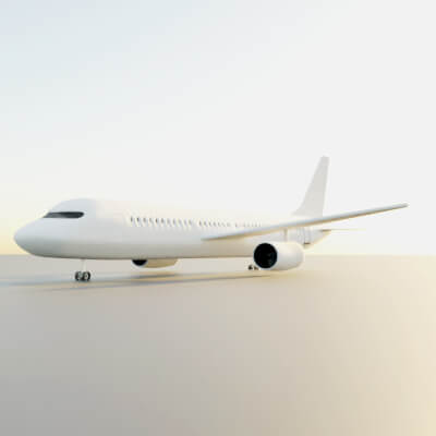 Airplane for Airline Compains - 3D Model by vanpider