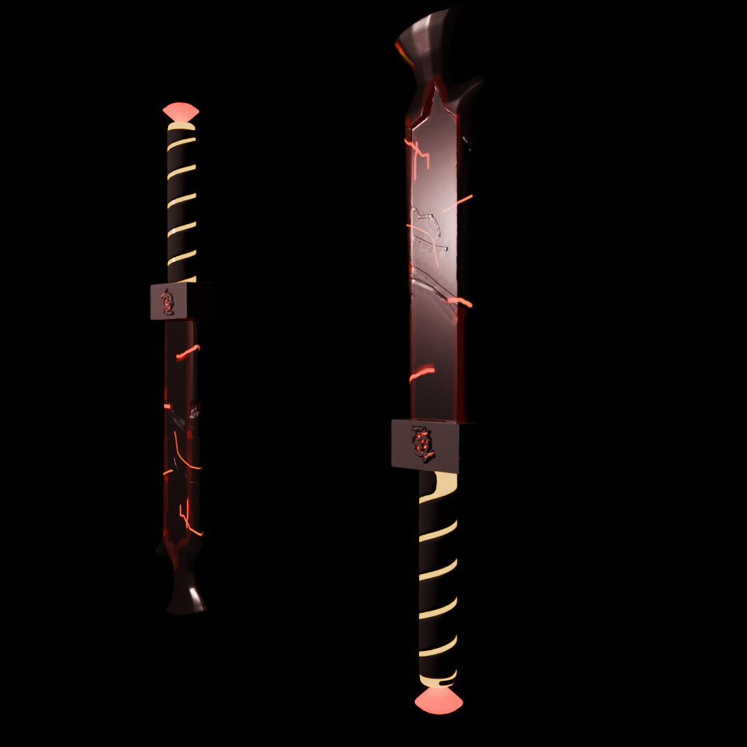 Stylized Sword - 3D Model by vanpider