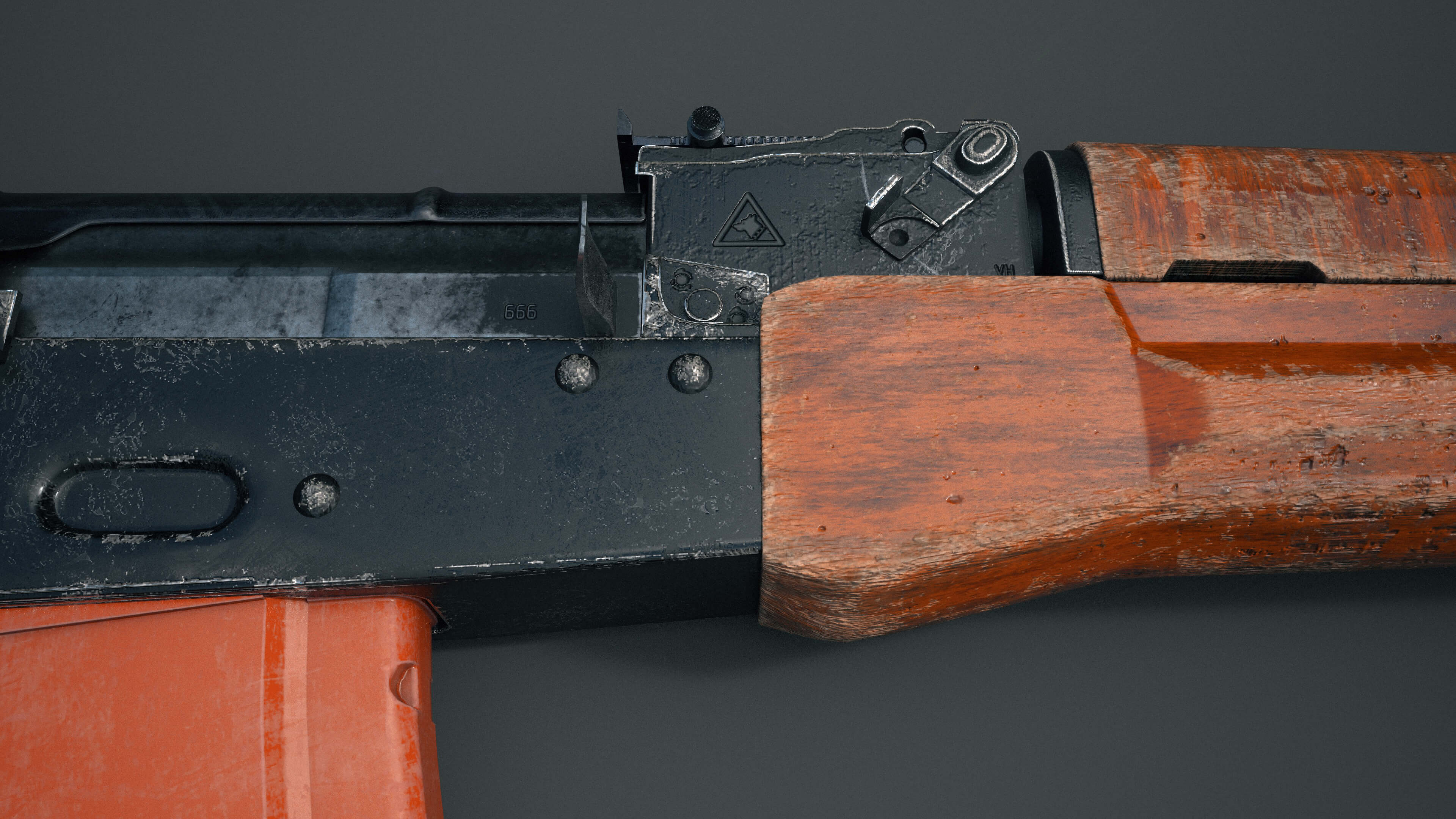 AK 74 3D Model by vardanvh